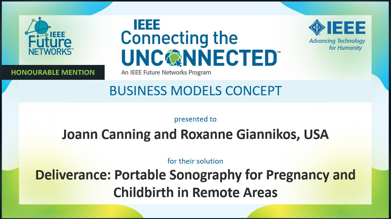 Winner Presentation: Joann Canning - Connecting the Unconnected